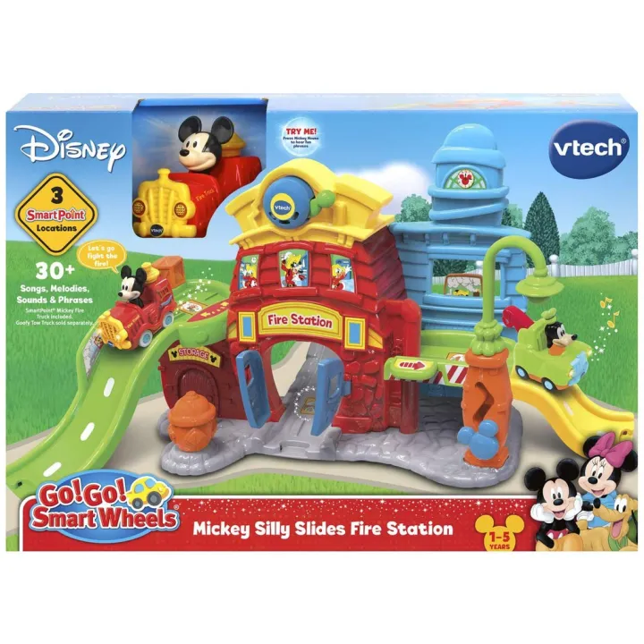 VTech Go! Go! Smart Wheels - Disney Mickey Mouse Silly Slides Fire ...