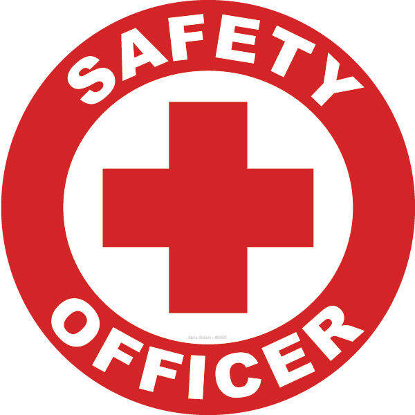 Safety Officer Sign Vinyl Sticker Size: 2x2 - 10pcs per pack | Lazada PH