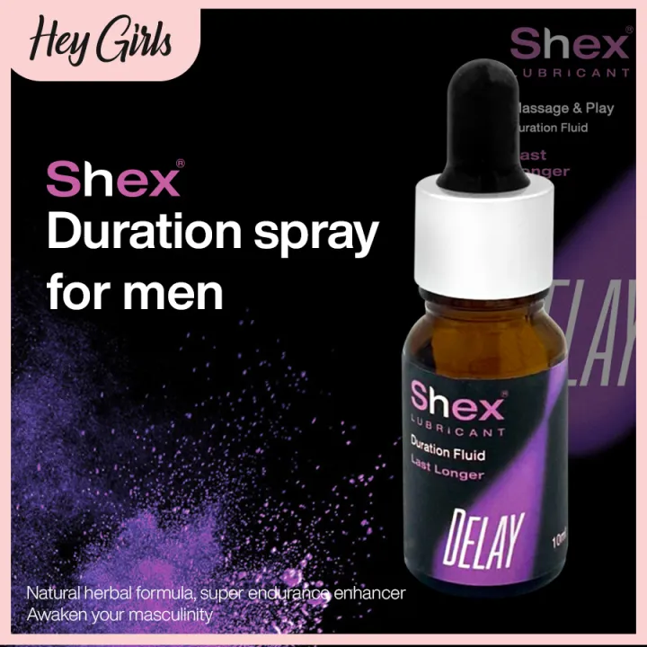Shex Duration Spray Drop Delay Liquid for Men and Last Longer Wipe with ...
