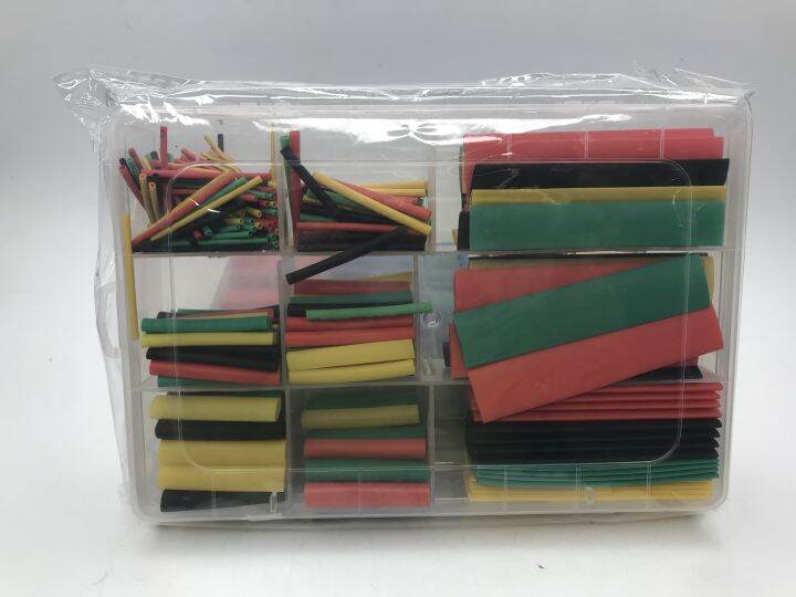 SHRINKABLE TUBE with CLEAR BOX, HEATSHRINK TUBING INSULATION WIRE CABLE ...