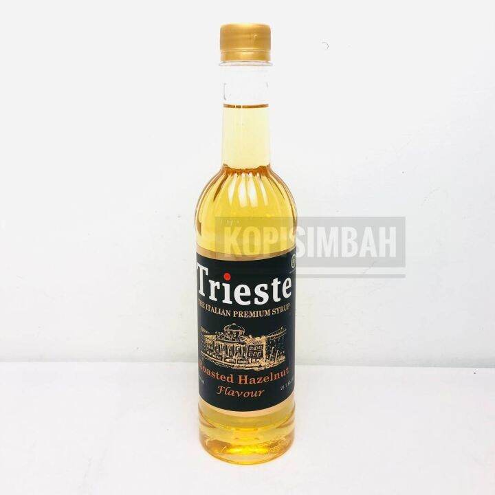 Syrup TRIESTE Rasa ROASTED HAZELNUT 650 ml Italian Premium Sirup ...