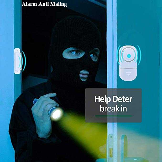 Alarm Anti Maling Untuk Pintu Jendela Rumah Magnetic Sensor Dengan ...