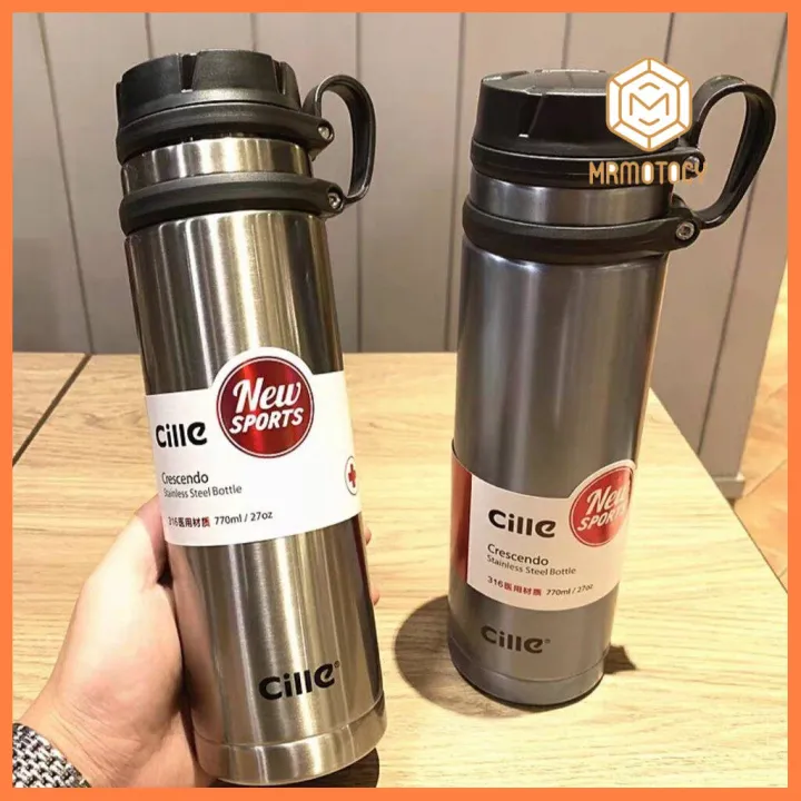 จัดส่งพรุ่งนี้ เก็บอุณหภูมิได้ 24 ชม.กระติกน้ำร้อน-เย็น(520ml.770ml.)มีที่กรองใบชาถอดได้ สแตนเลส ...