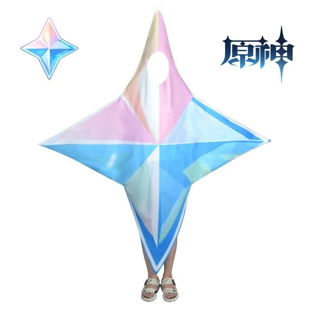 Game Genshin Impact Primogem Cosplay Costume Cos Currency Full Set Men ...