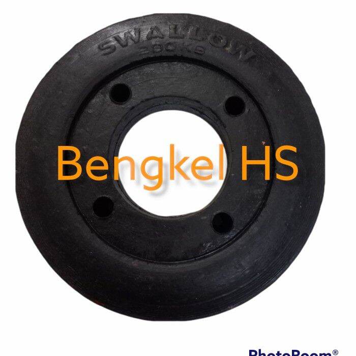 Roda Ban Lori Lory Troli Trolley 6 " Inch 200 Kg Swallow Karet Saja ...