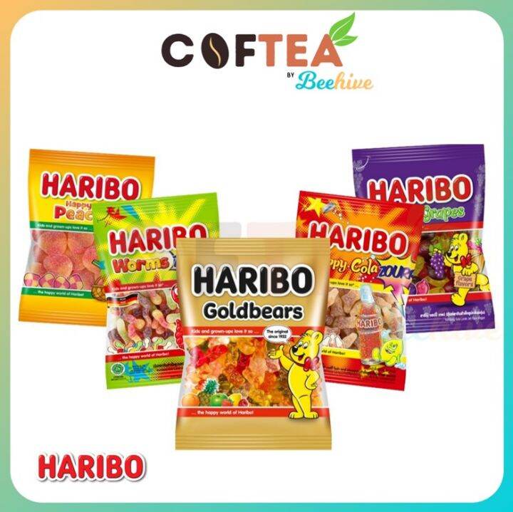 Haribo Gummy Bears Candy 80g [Halal] [Assorted Flavours] | Lazada