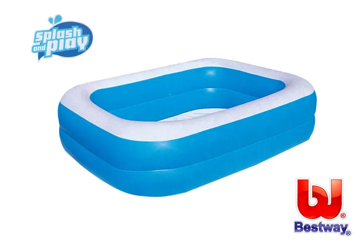 Bestway 12819 Inflatable Swimming Pool 83"x52"x18" | Lazada PH