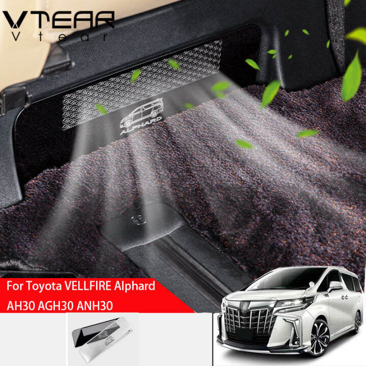 Vtear สำหรับ TOYOTA ALPHARD VELLFIRE AH30 AGH30 ANH30 2015-2022ฝุ่นสำหรับ Air Outlet ภายใต้รถที่ ...