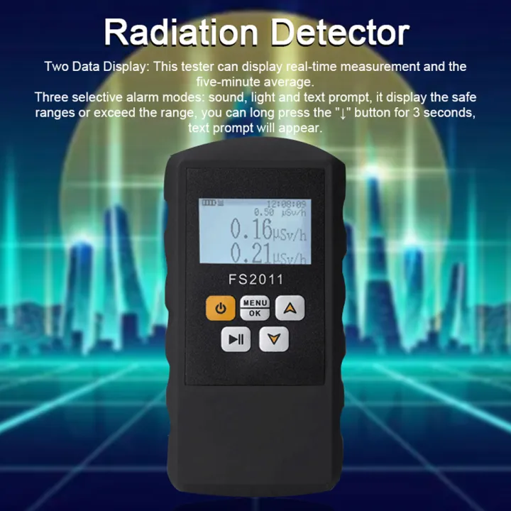 Handheld Portable Nuclear Radiation Detector Radiation Dose Alarm ...