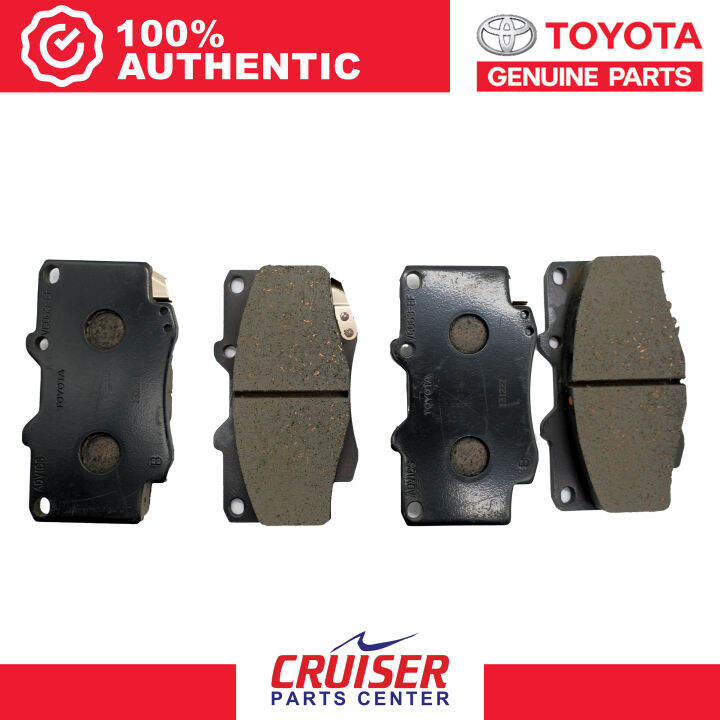 TOYOTA Genuine Parts - Brake Pad 04465-YZZQ5 USE FOR TOYOTA FORTUNER AND HILUX 2005-2015 | Lazada PH