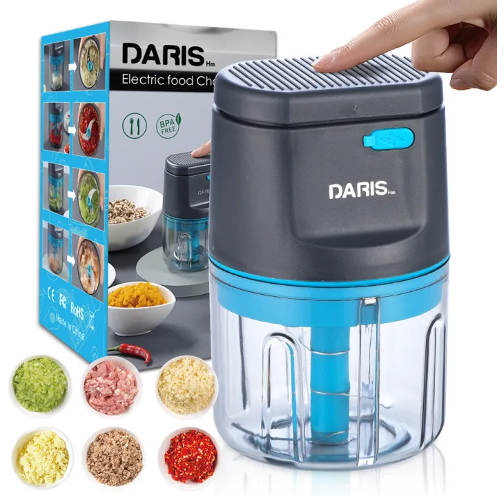 250มิลลิลิตรไฟฟ้าครัว C HOPPER กระเทียมเจ้าชู้เครื่องบดเนื้ออาหาร ...
