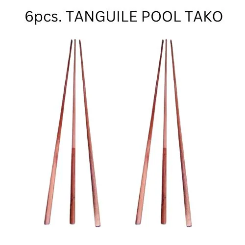 6pcs. POOL TAKO TANGUILE/TAKO NG POOLPOLAN/BILLIARD ACCESSORIES ...