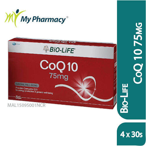 BIO-LIFE COQ10 75MG 4x30s | Lazada