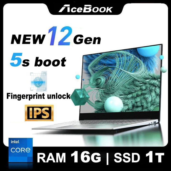 2022 NEW Laptop core i7 10 gen15.6-inch Intel N5095 Business Notebook ...
