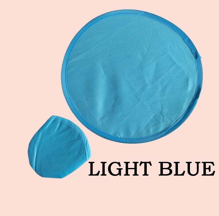 Foldable Round Fan Plain Nylon Colorful Frisbee Folding Fan | Lazada PH