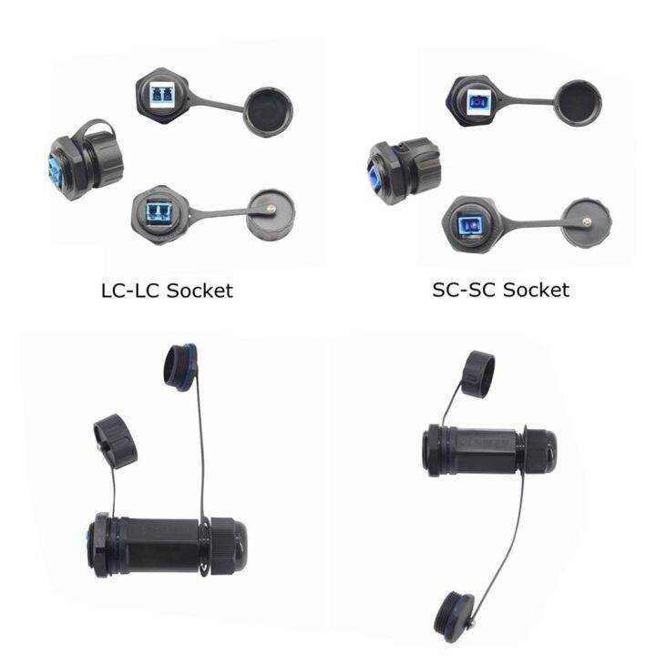 LC SC Waterproof Socket Data Connector Female to female Computer Room ...