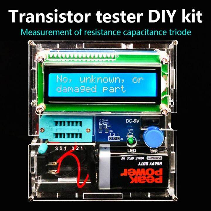 Transistor Tester Kit Resistance Capacitance Triode Electronic ...