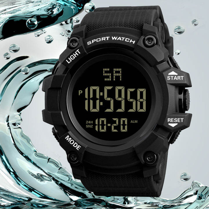 Sport electronic digital watch men Fashion wristwatch water proof Multi ...