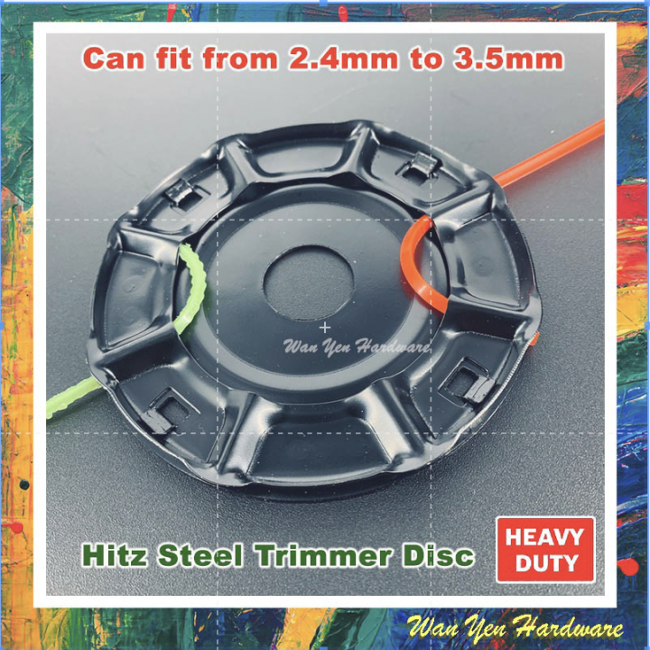 Heavy Duty Steel Brush Cutter Trimmer Disc / Piring Mesin Rumput ...