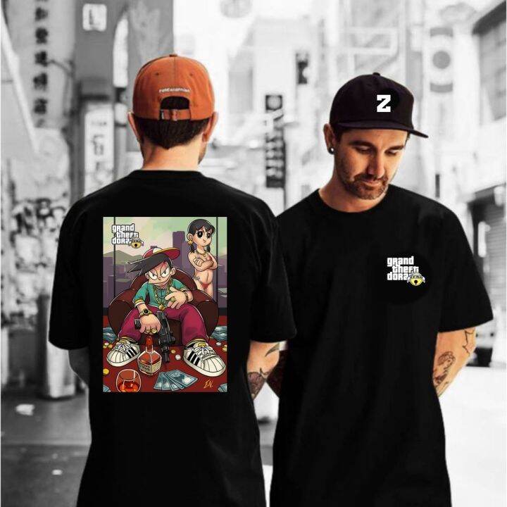 KAOS GTA DORA | SUNEO GANGSTER | DORAEMON. | Lazada Indonesia