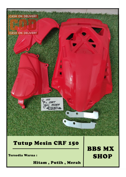 Tutup mesin engine guard crf 150 merah | Lazada Indonesia