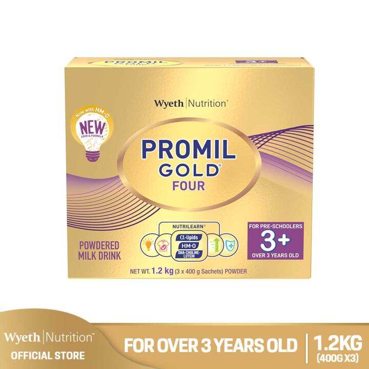 PROMIL GOLD FOUR Powdered Milk Drink for Pre-Schoolers 3 to 5 Years Old ...