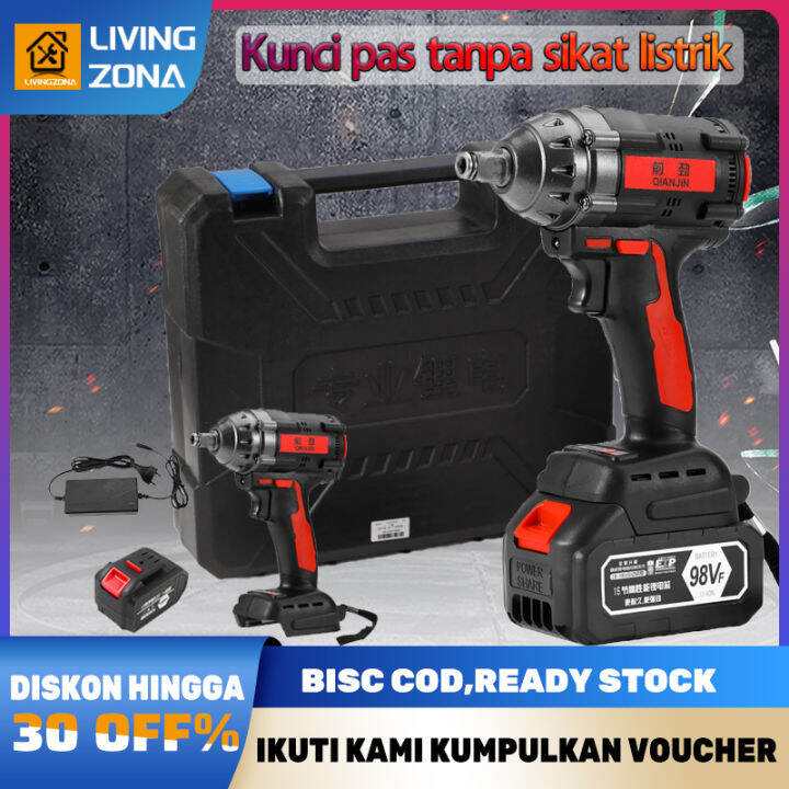 48v-98vf Bor Mesin Elektrik Drill Reversible Mesin Bor Tangan Listrik ...