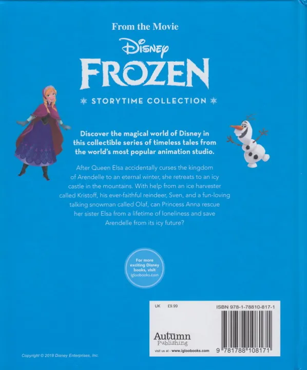 DISNEY STORYTIME COLLECTION:FROZEN BY DKTODAY | Lazada.co.th