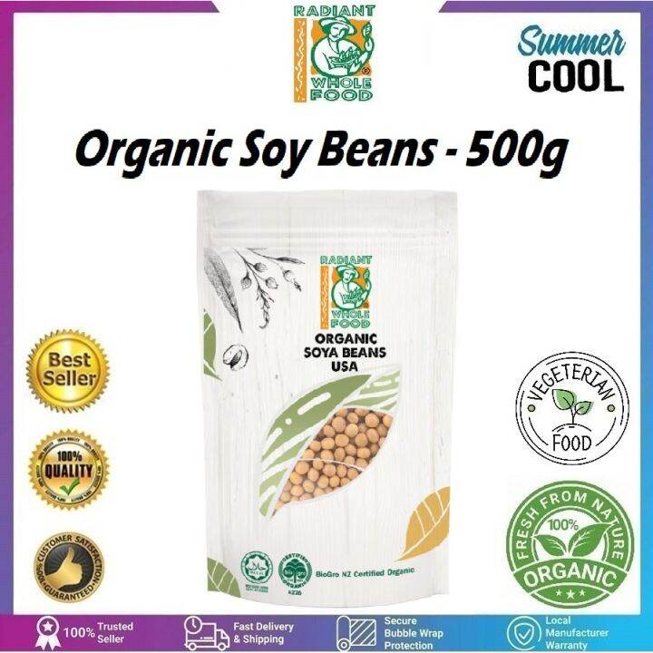 (Radiant) Organic Soy Beans / Soya Beans 有机黄豆 Kacang Soya Organik (USA ...
