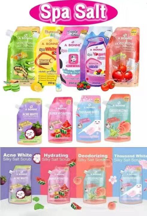 ABonne Thousand White Sugar Salt Scrub 350G - Rose & Sakura ( A131 ...