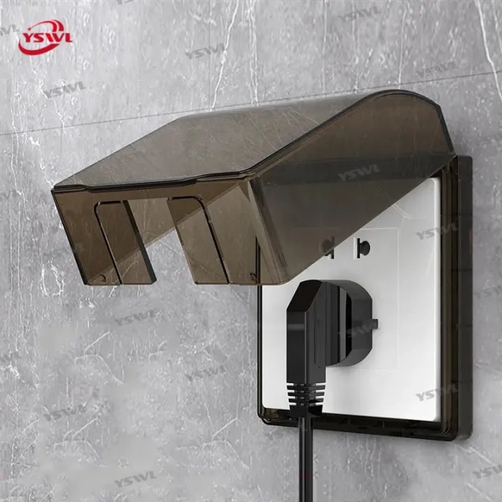 YSWL Wall Switch Socket outlet Waterproof Cover Waterproof box Socket ...