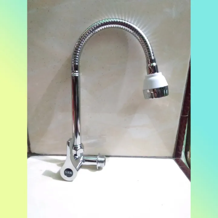 Kran Angsa Fleksibel Keran Cuci Piring Flexible Kran Dapur Elastis ...