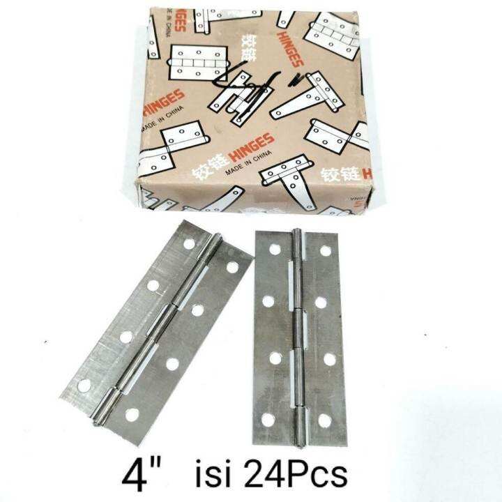 Engsel Tipis Besi RRT 4" plus sekrup 192pcs Harga Per Kotak (D4147-S ...