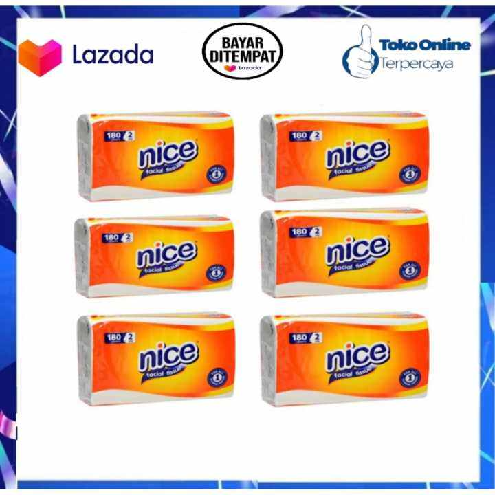 Tisu nice 2ply 180 Sheet Isi 1 pack | Lazada Indonesia
