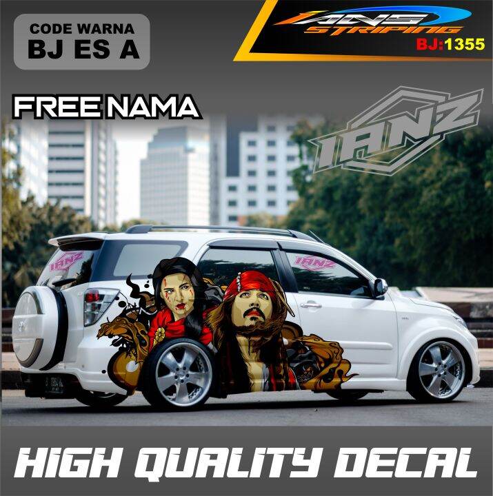 VARIASI STIKER MOBIL DESAIN TERBARU UNTUK SEMUA JENIS MOBIL / STIKER ...