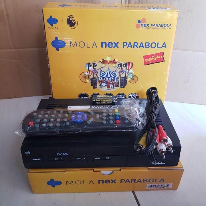 Receiver Nex Parabola Kuning / Merah Open MNC Grup Channel Komplit ...