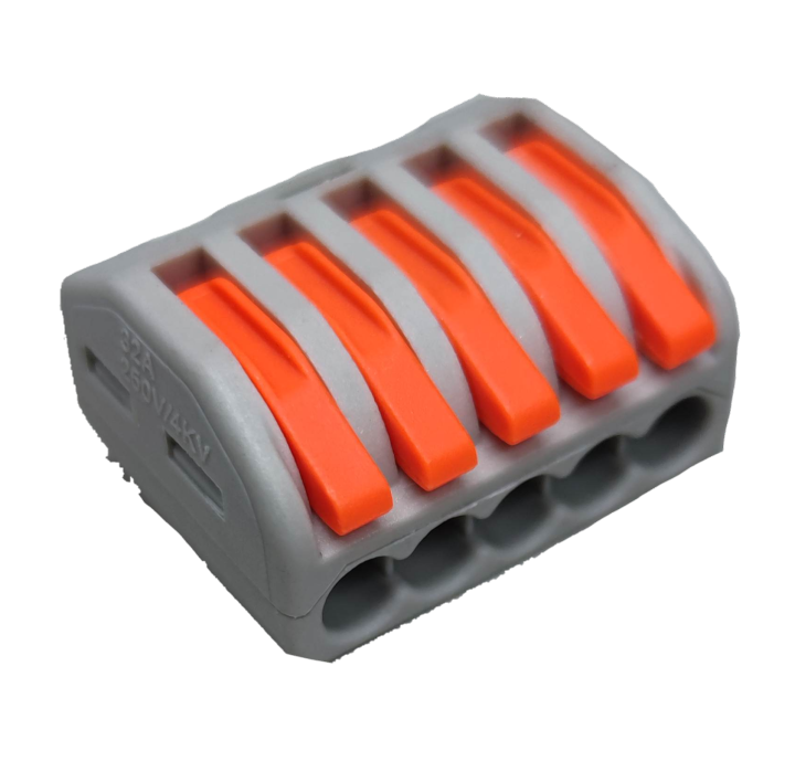 5 Way Wire Connector ( 5PCS) PCT-215 32A 250V , Connecting 5 Wire ...