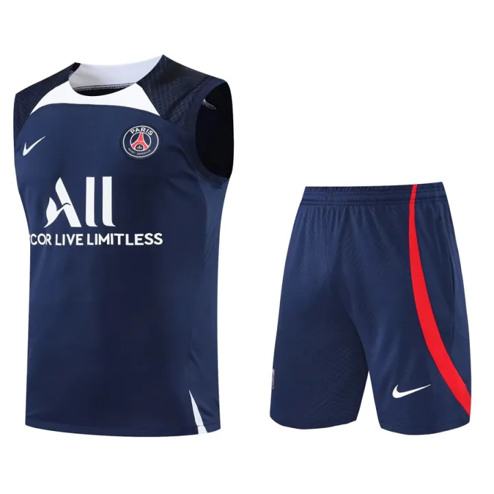 22/23 Paris Saint-Germain MBAPPE HAKIMI MESSI Short Sleeve and Vest ...