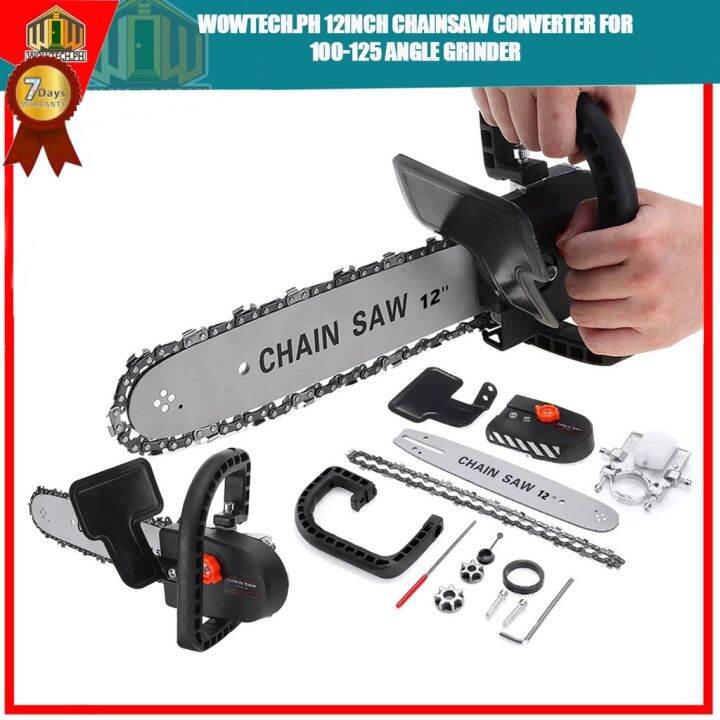 Wowtech.ph 12inch Chainsaw Converter for 100-125 Angle Grinder | Lazada PH