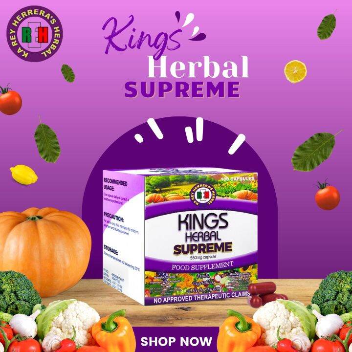REH Kings Herbal Original Supreme Capsules Food Supplement by Kah Rey ...