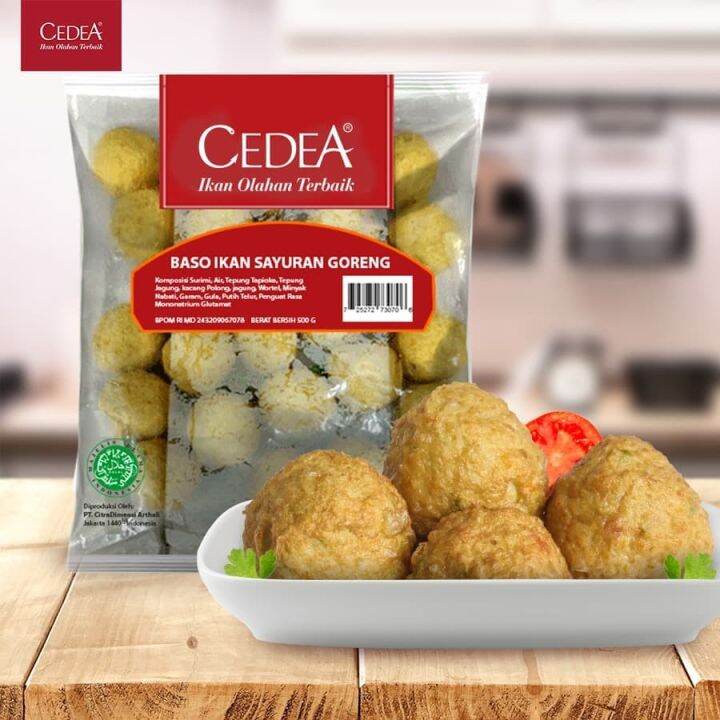 BASO CEDEA IKAN SAYUR GORENG 500GR HALAL BAKSO ISI 25 FRIED FISH ...