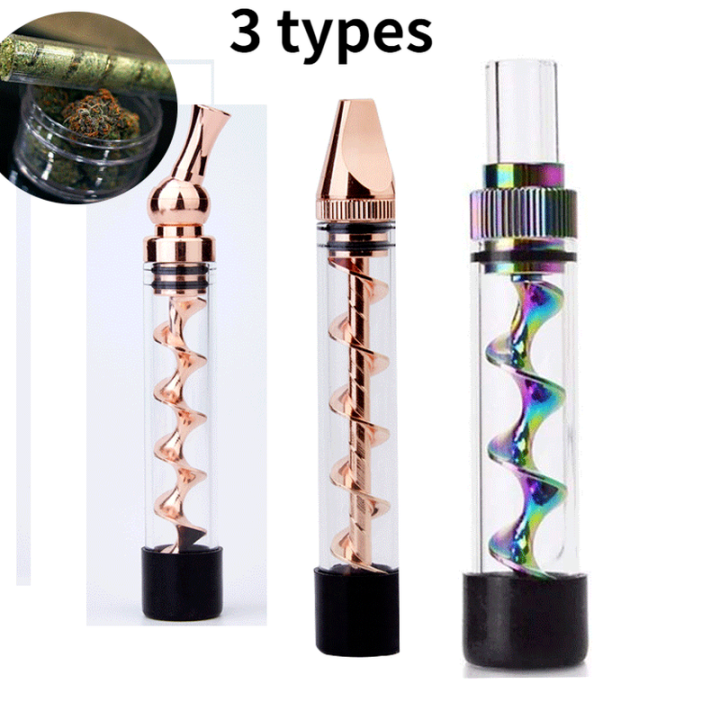 Twisty Glass Blunt Pipe Smoke Cigarette Filter Vaporizer | Lazada PH