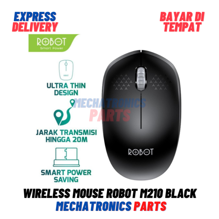ROBOT M210 2.4G Wireless Optical USB Mouse | Lazada Indonesia