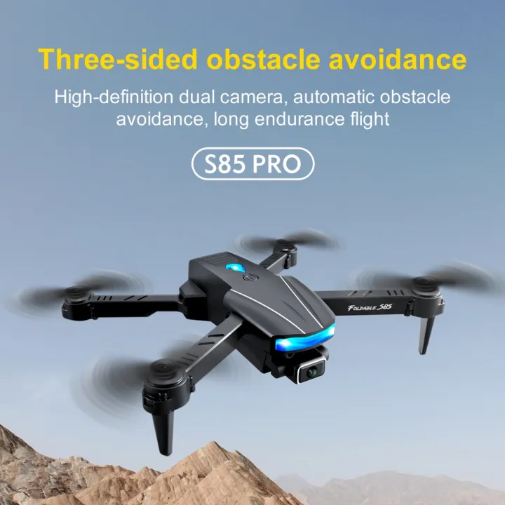 S85 Pro Drone 4K HD WiFi FPV Smart Infrared Obstacle Avoidance Dual Camera Aerial Photography ...