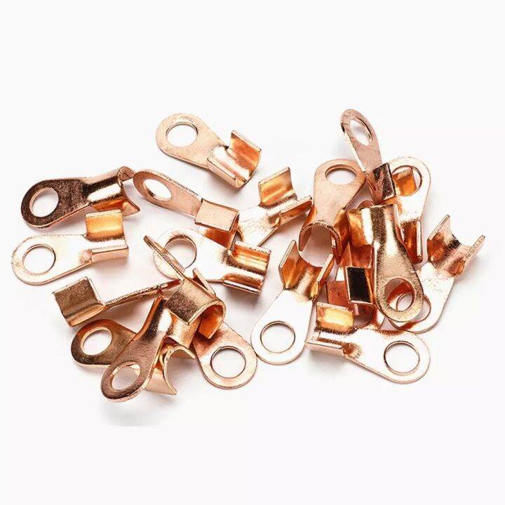 Open Barrel Copper Ring Lug battery Terminals Wire Crimp Connector OT ...