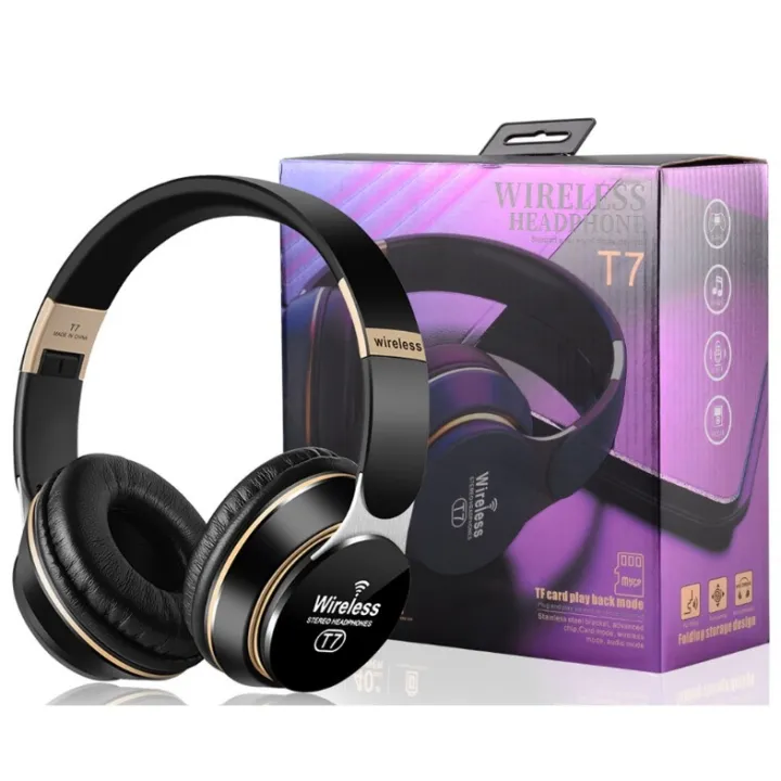 stereos Foldable Bluetooth Noise Cancelling Headphones with Microphone ...