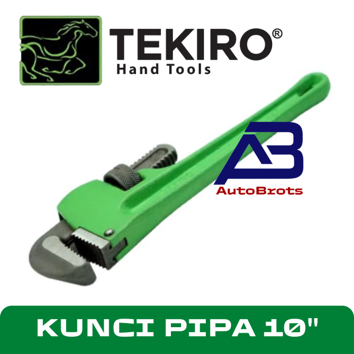 TEKIRO Kunci Pipa 10 Inch / Pipe Wrench Without Rubber Handle 10 ...