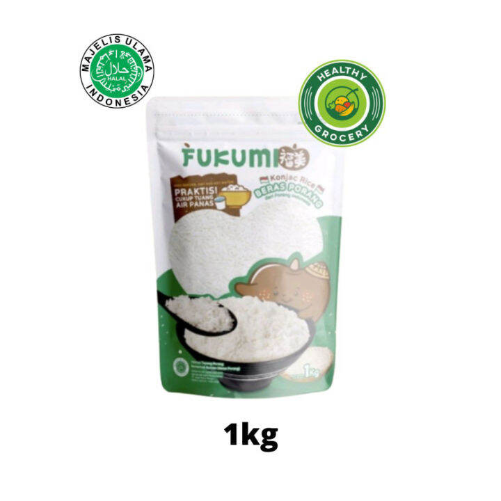 Fukumi Beras Porang Konjac Rice Pouch 1Kg | Lazada Indonesia