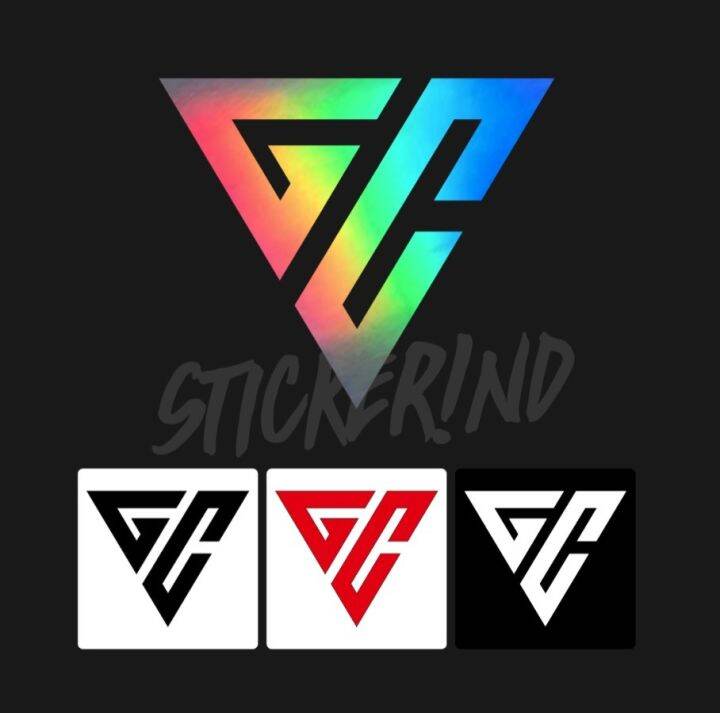 CUTTING STIKER LOGO GC STIKER VIRAL STIKER RACING | Lazada Indonesia
