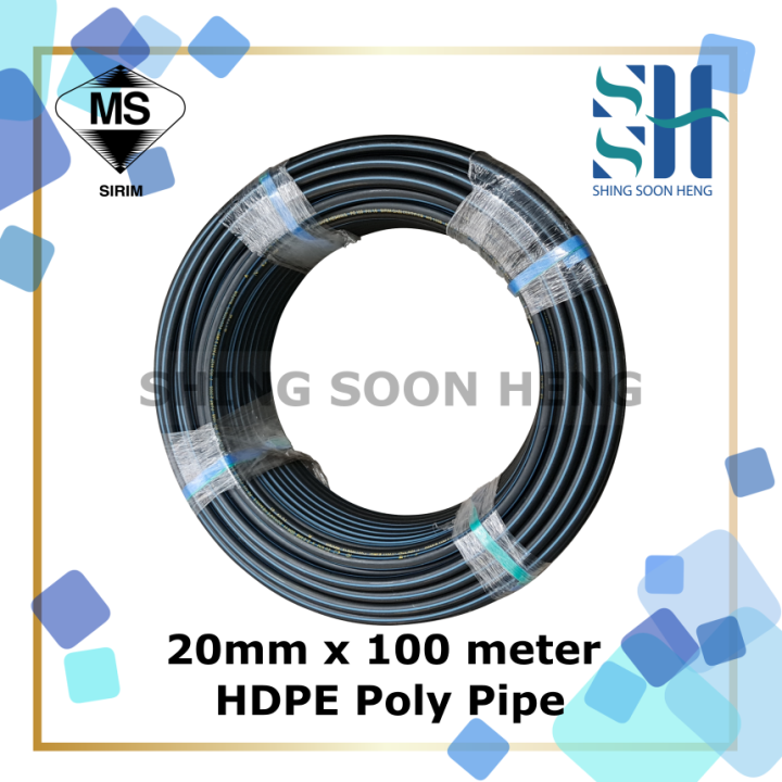 20mm X 100 meter HDPE POLY PIPE | Lazada